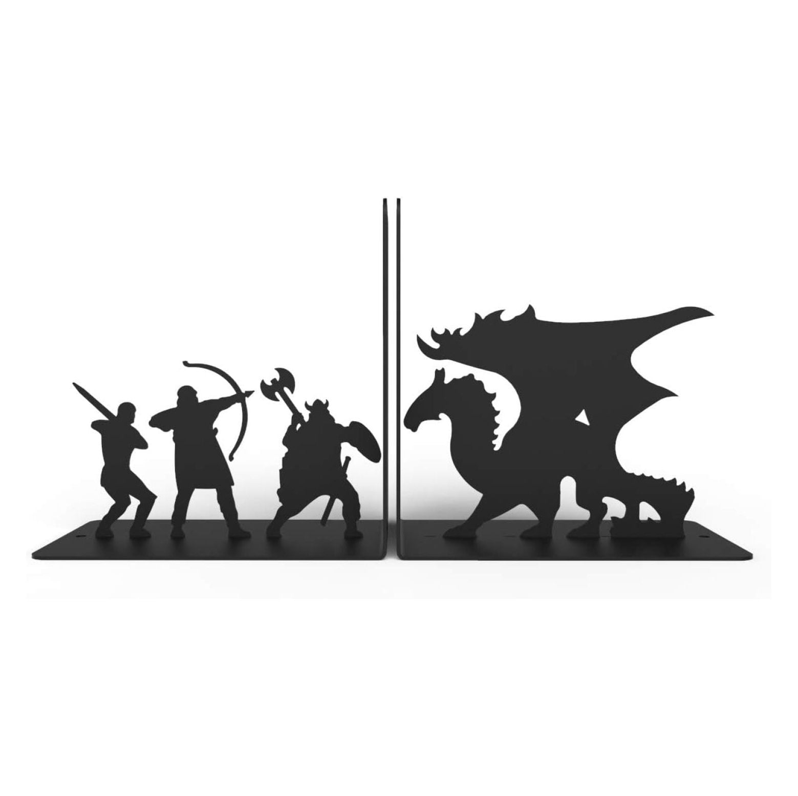 Bookends and Dragon, Bookends for Shelves, Book ends for office, Modern ...