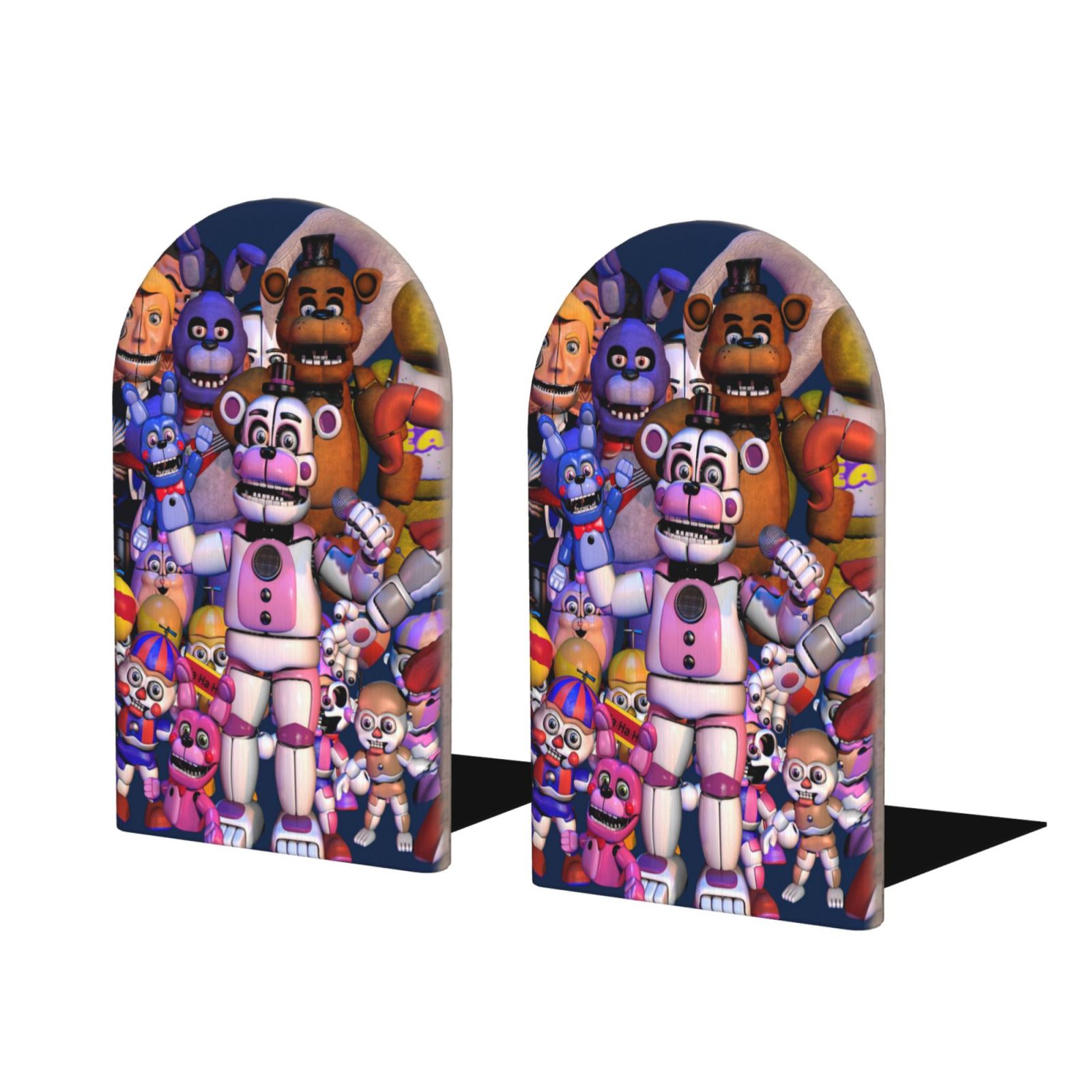 Bookends, Five Nights At Freddy'S Creative Decorative Wooden Bookend ...