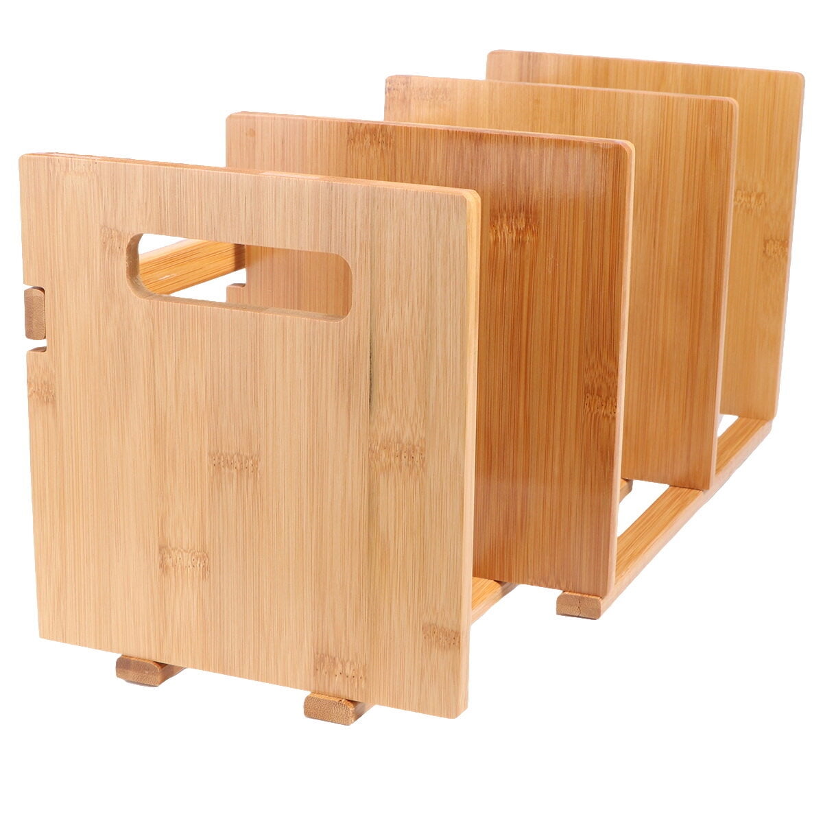 Bookends Storage Shelves Desktop Bookshelf Moso Bamboo Shelf Mini Book ...