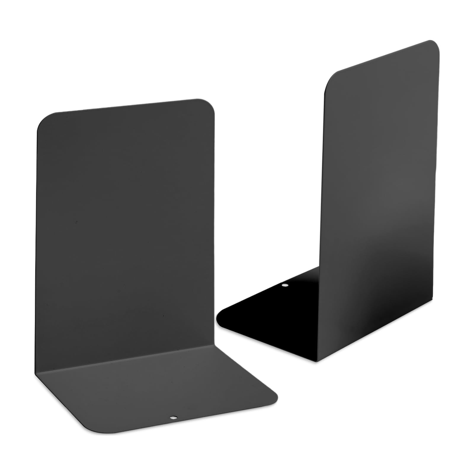Bookends for Heavy Books, Large Metal Bookends for Shelves, L Shaped ...