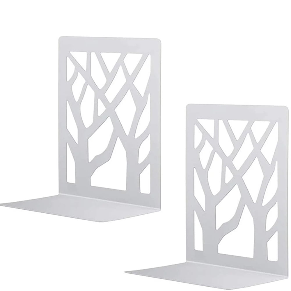 Bookends for Shelves,Book Shelf Holder Home Decorative, Metal Bookends ...