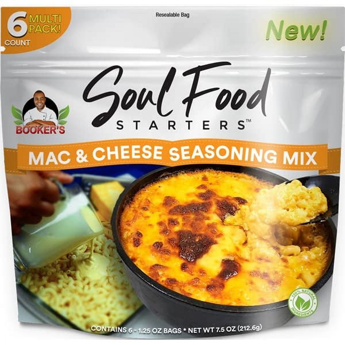 Booker's Soul Food Starters: STF9 Mac & Cheese Seasoning Mix (6 Count ...