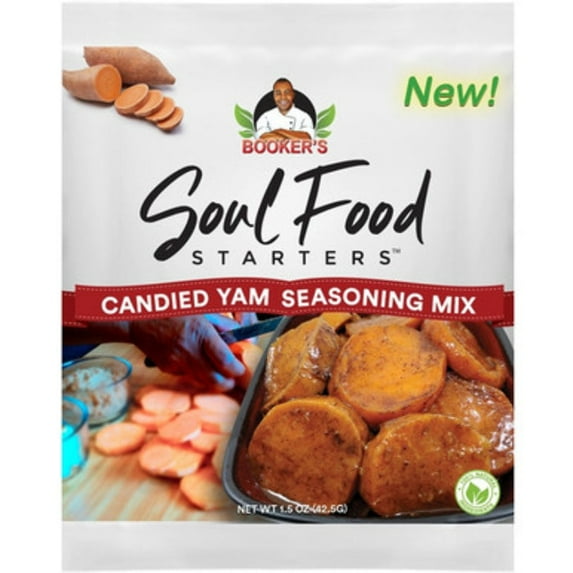 Bookers Soul Food Starters Seasoning Candied Yam 1.5OZ - Walmart.com