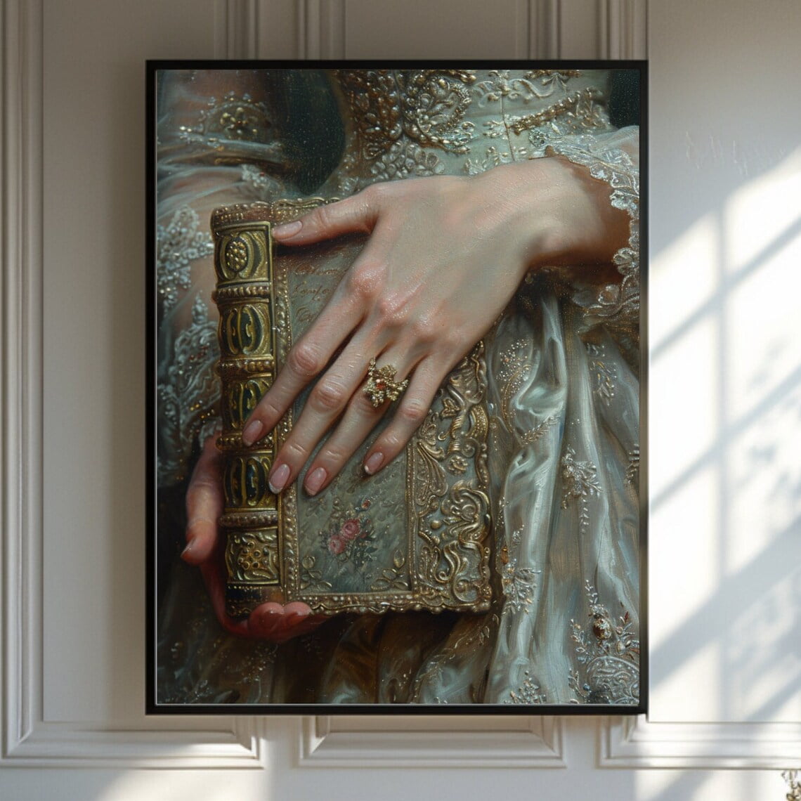 Bookish Art Poster Dark Academia Vintage Style Wall Art Dark ...