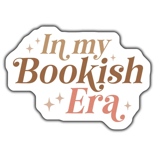 In My Bookish Era Sticker, Cute Aesthetic Sticker, Book Lover Sticker ...
