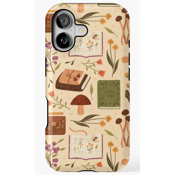 Bookish Forest Library Nature Phone Case for iPhone 11 12 13 14 15 16 ...