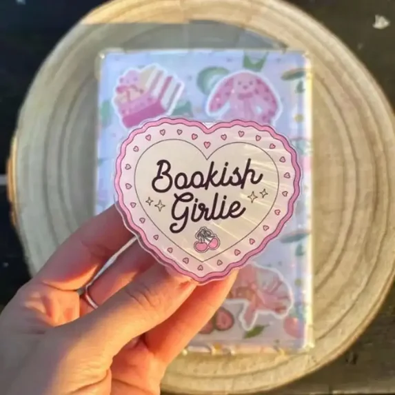 Bookish Girlie Grip, Coquette Phone Grip, Magnetic Holder, Bookish ...