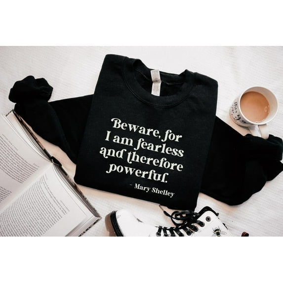 Bookish Halloween T-Shirt, Mary Shelley Frankenstein T-Shirt, Literary ...