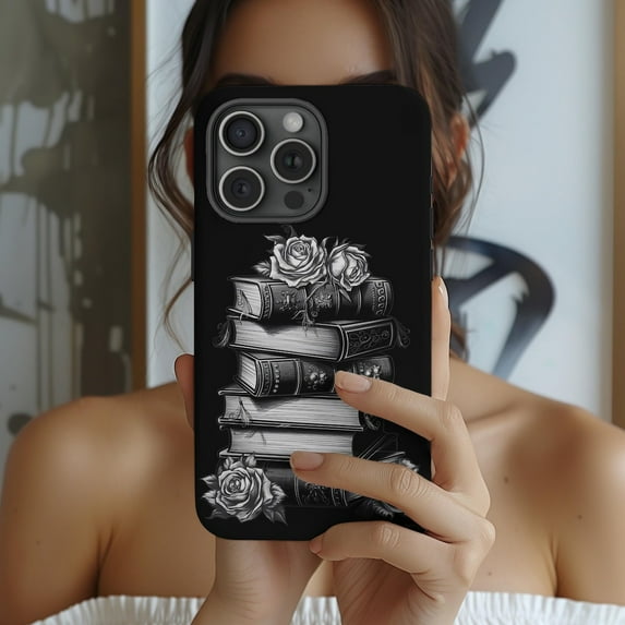 Bookish Morally Grey Dark Romance Minimalist Phone Case 17 16 15 14 13 ...