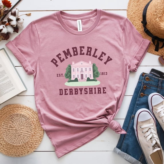 Bookish Pemberley Tee Perfect for Jane Austen Fans Gift for Book Lovers ...