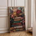 Bookish Stained Glass Library Wall Art Poster Unframed Paper Print ...