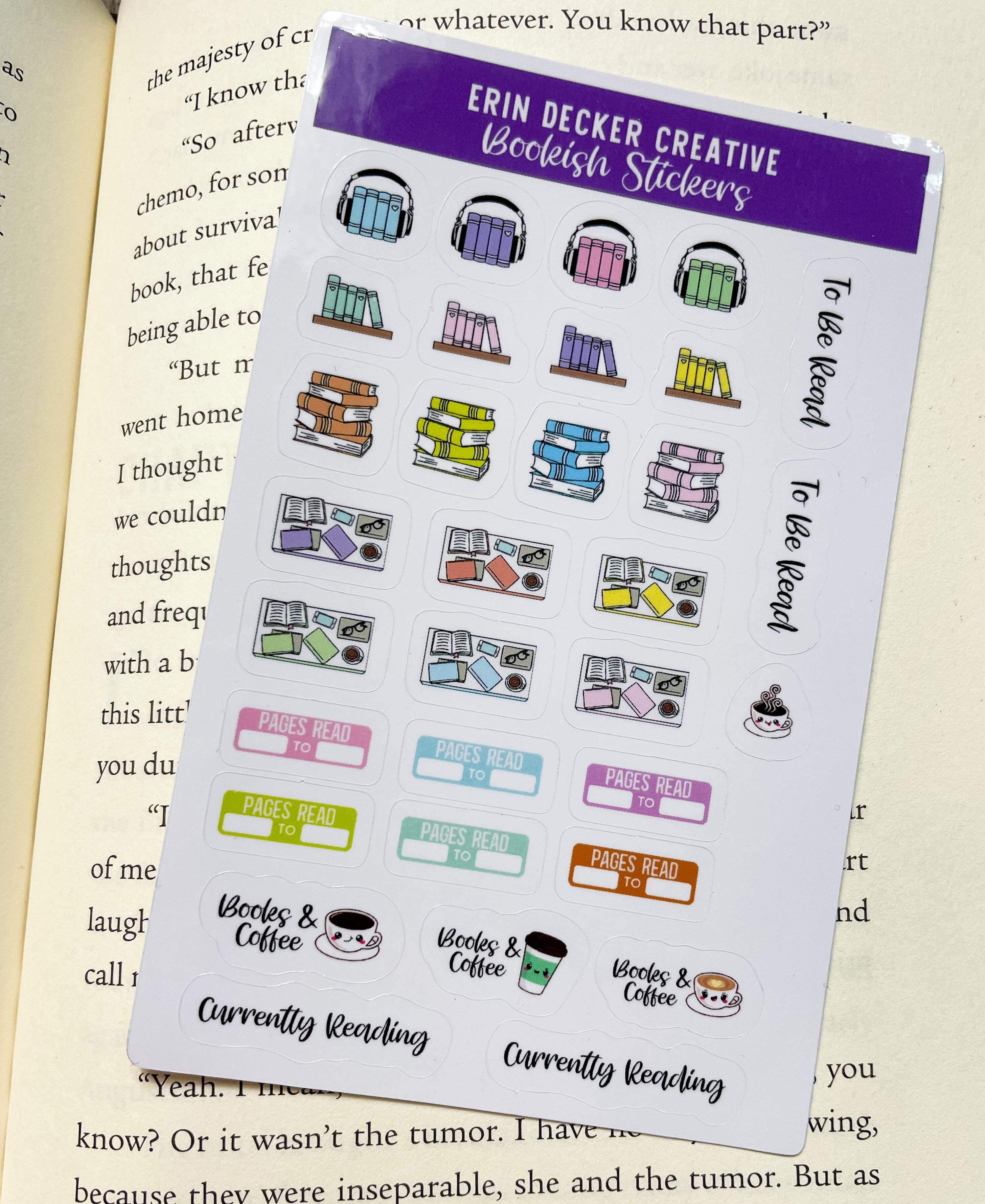 Bookish Sticker Sheet - Walmart.com