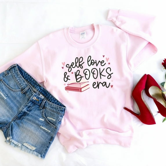 Bookish Valentine T-Shirt, Self Love T-Shirt, Book Lover Gift, Bookworm ...