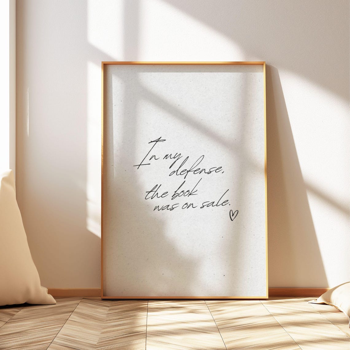Bookish Wall Art Print Book Quote Poster For Readers Reading Nook Decor ...