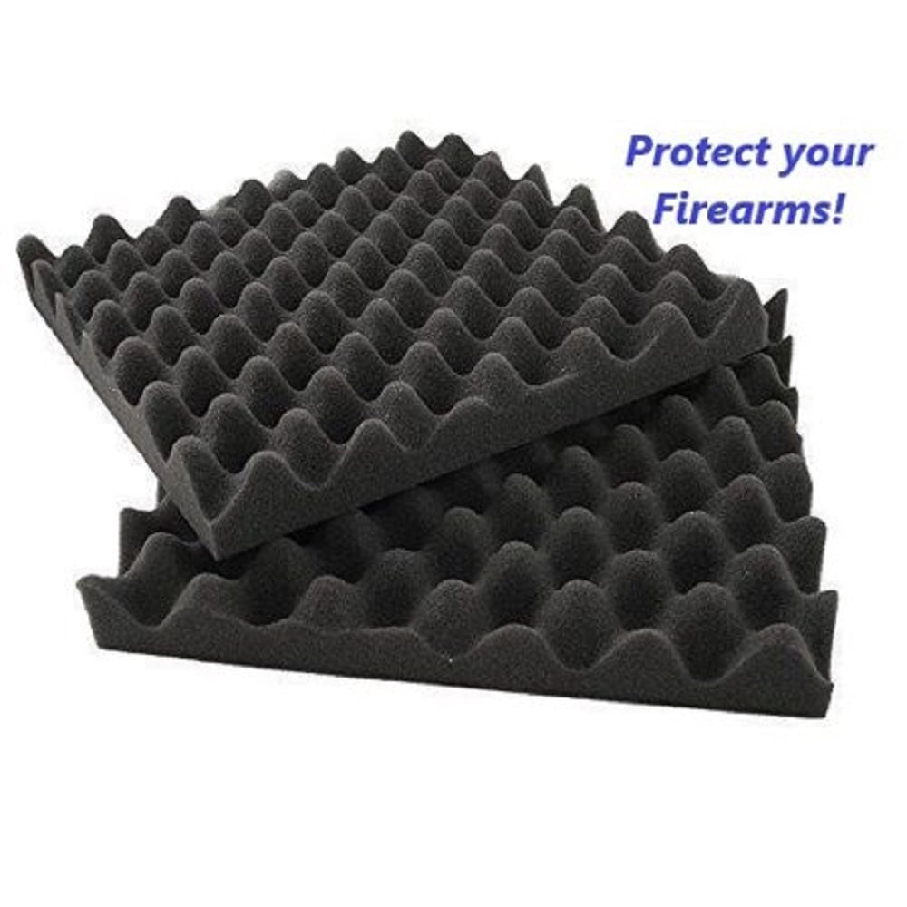 Bookishbunny 2 Packs Hand Gun Firearm Pistol Foam Tiles 12 x 12 x 1.4 ...