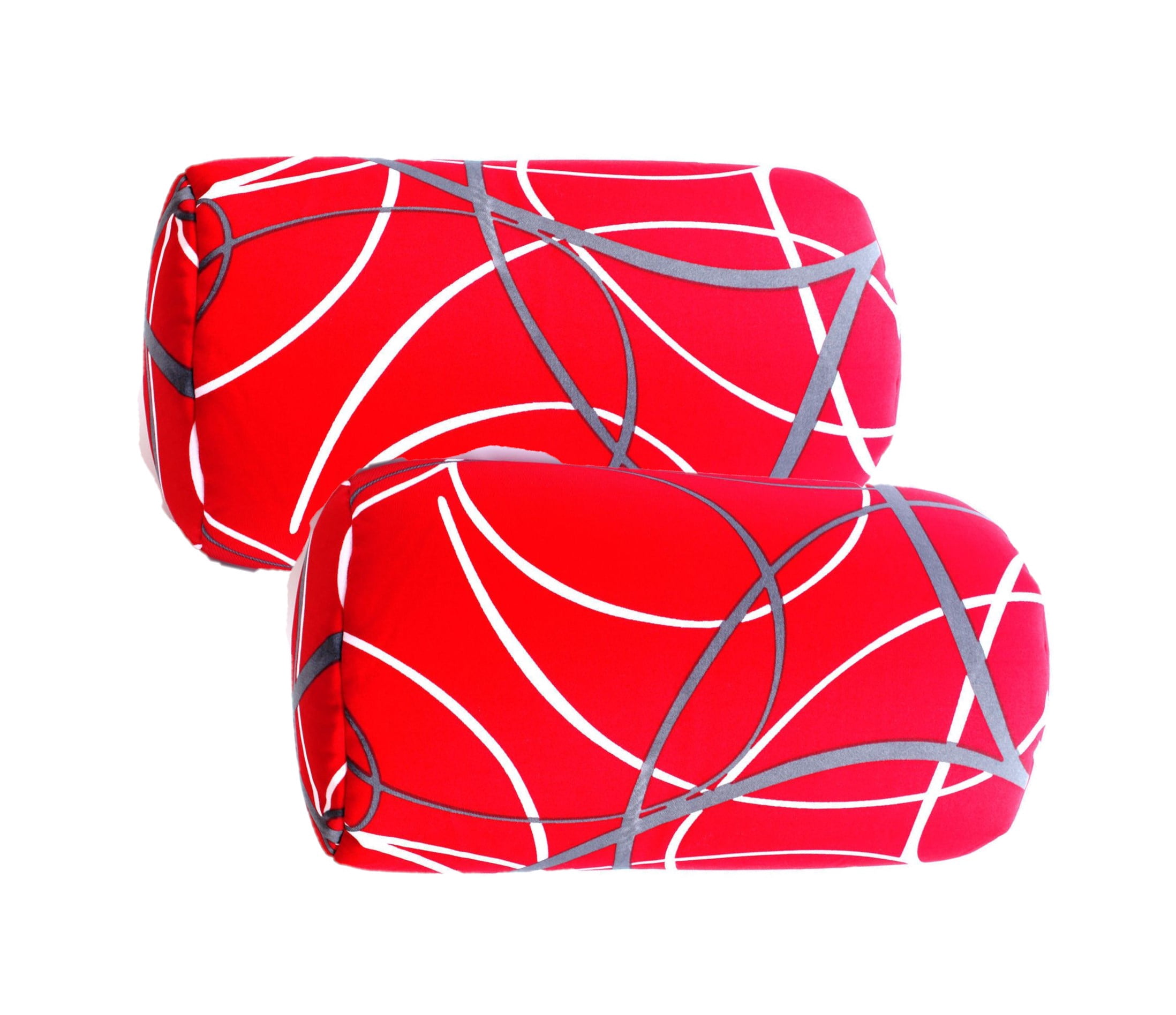 2 Pack Bookishbunny Micro Bead Roll Bed Chair Car Cushion Neck Head ...