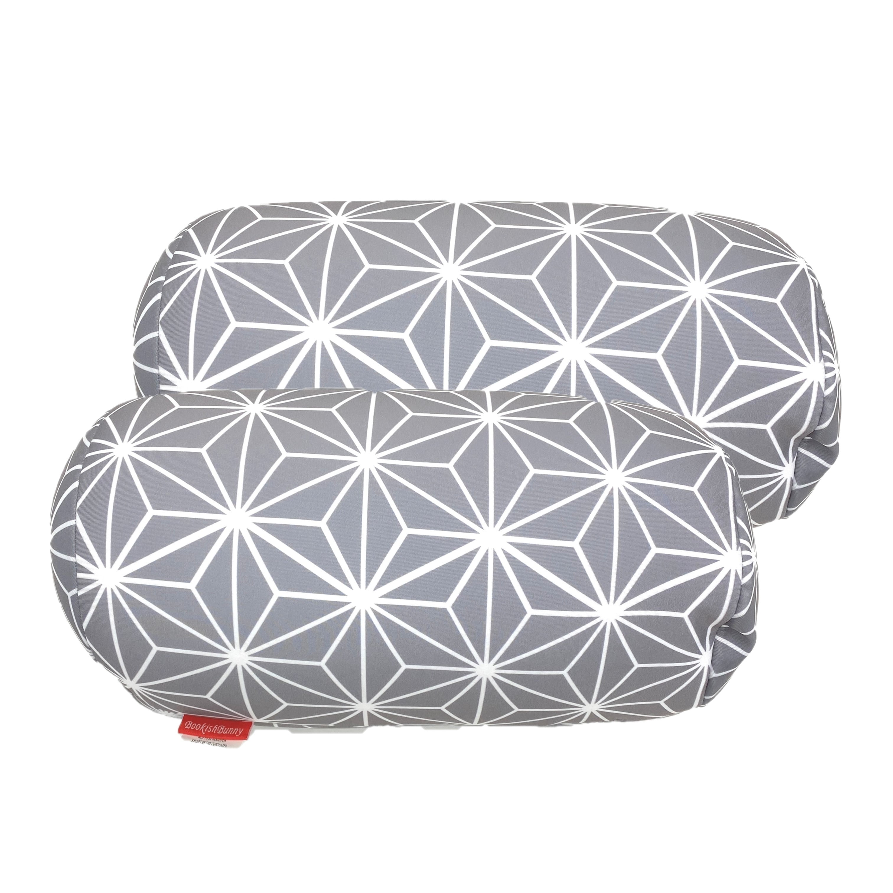 2 Pack Bookishbunny Micro Bead Roll Bed Chair Car Cushion Neck Head ...