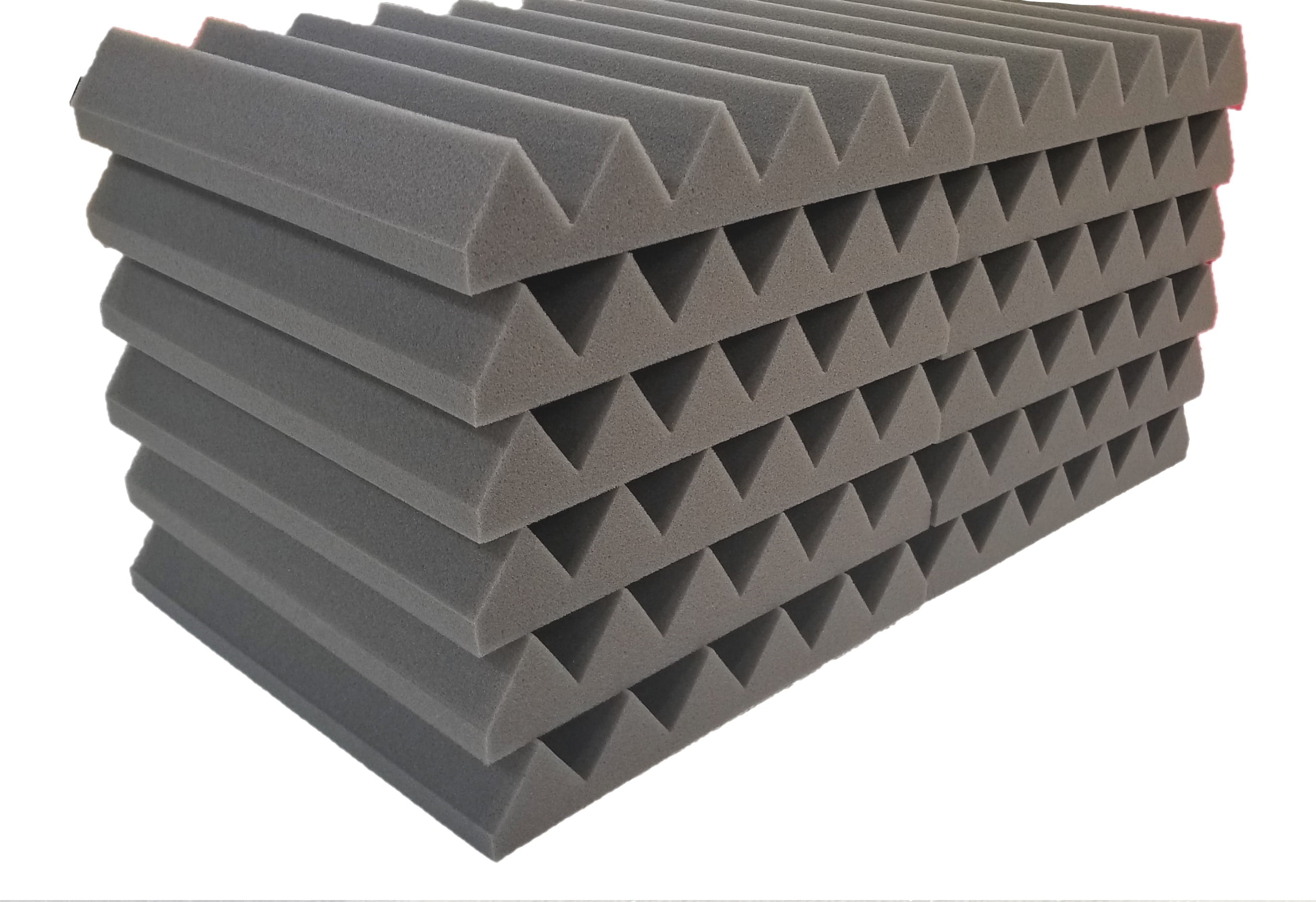 Bookishbunny 24 Pks Acoustic Foam Tiles Wall Record Studio Sound Proof ...