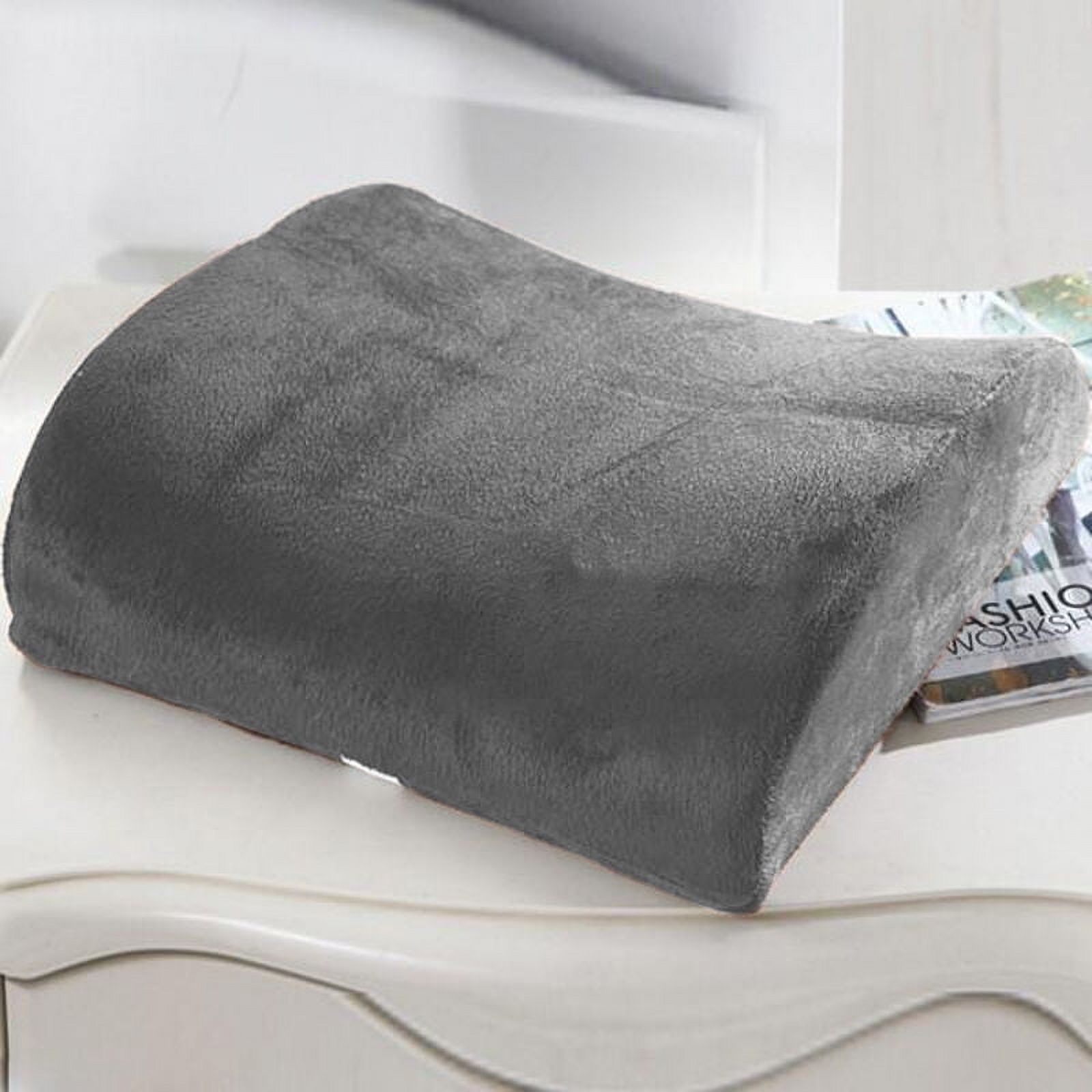 Bookishbunny Comfortable Temperature Proof Memory Foam Lumbar Back ...