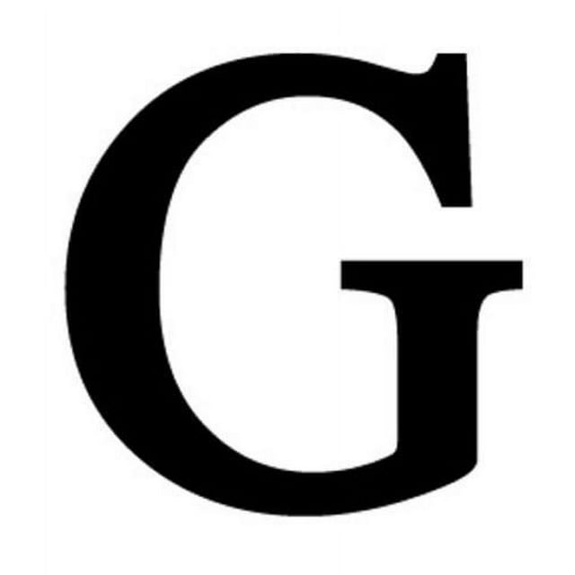 Bookishbunny Letter G Black Metal 12 inch Wrought Iron Signage Home ...