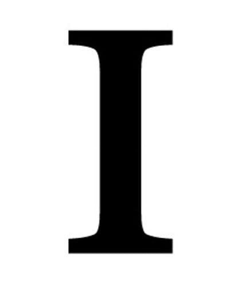 Bookishbunny Letter I Black Metal 12 inch Wrought Iron Signage Home ...