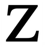 Bookishbunny Letter Z Black Metal 12 inch Wrought Iron Signage Home ...