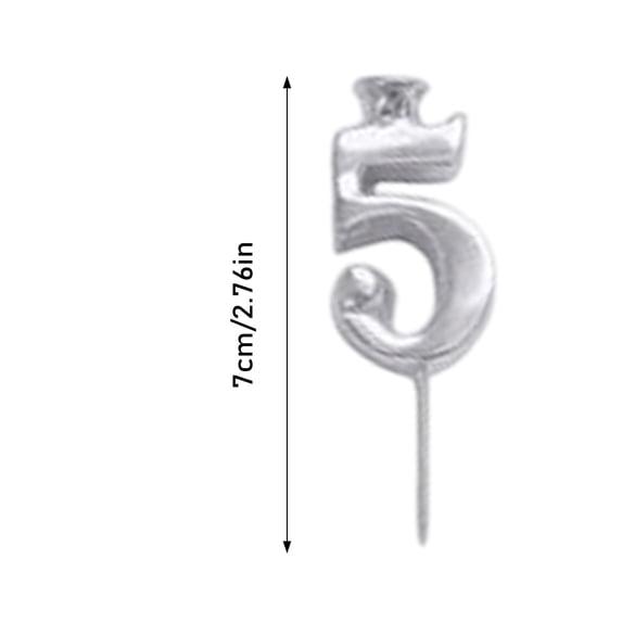 Bookker Reusable Number Birthday Candle Holder Digital Birthday Cake ...