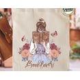 Booklover Canvas Tote Bag Fairy Tale Princess, Flowers Butterflies ...