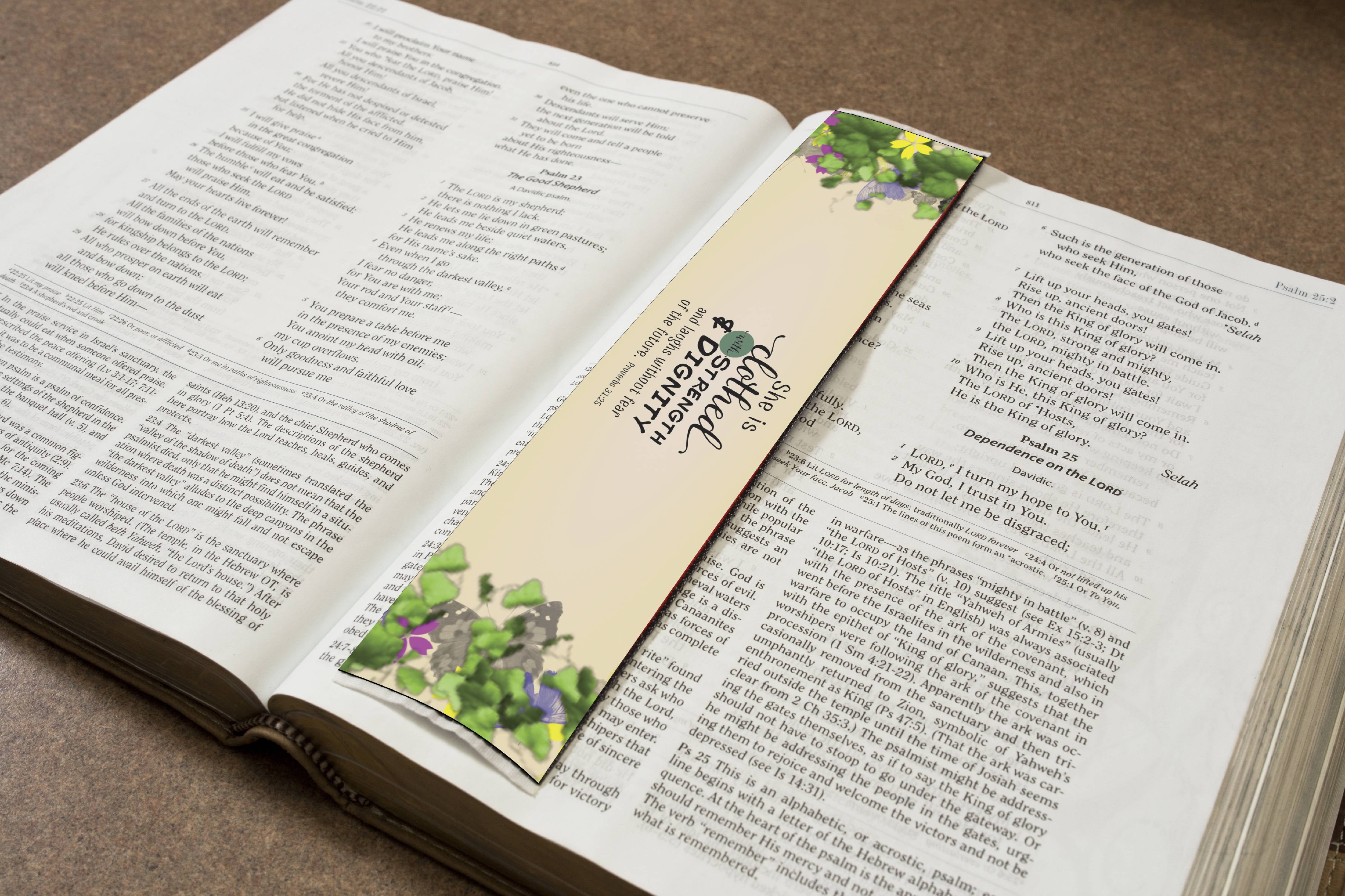 Bookmark-Carpet-Strength And Dignity Proverbs 31:25-Logos Bookmark ...