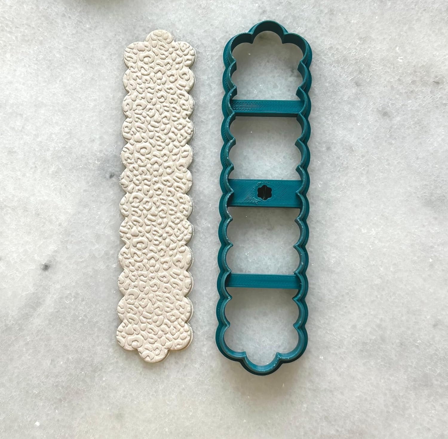 Bookmark Scalloped 2 Clay Cutters Flower Daisy Design DIY Tools Clay ...