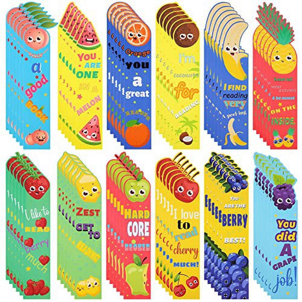 Bookmarks for Kids Scratch and Sniff Bookmarks Fruit Scented Fun ...