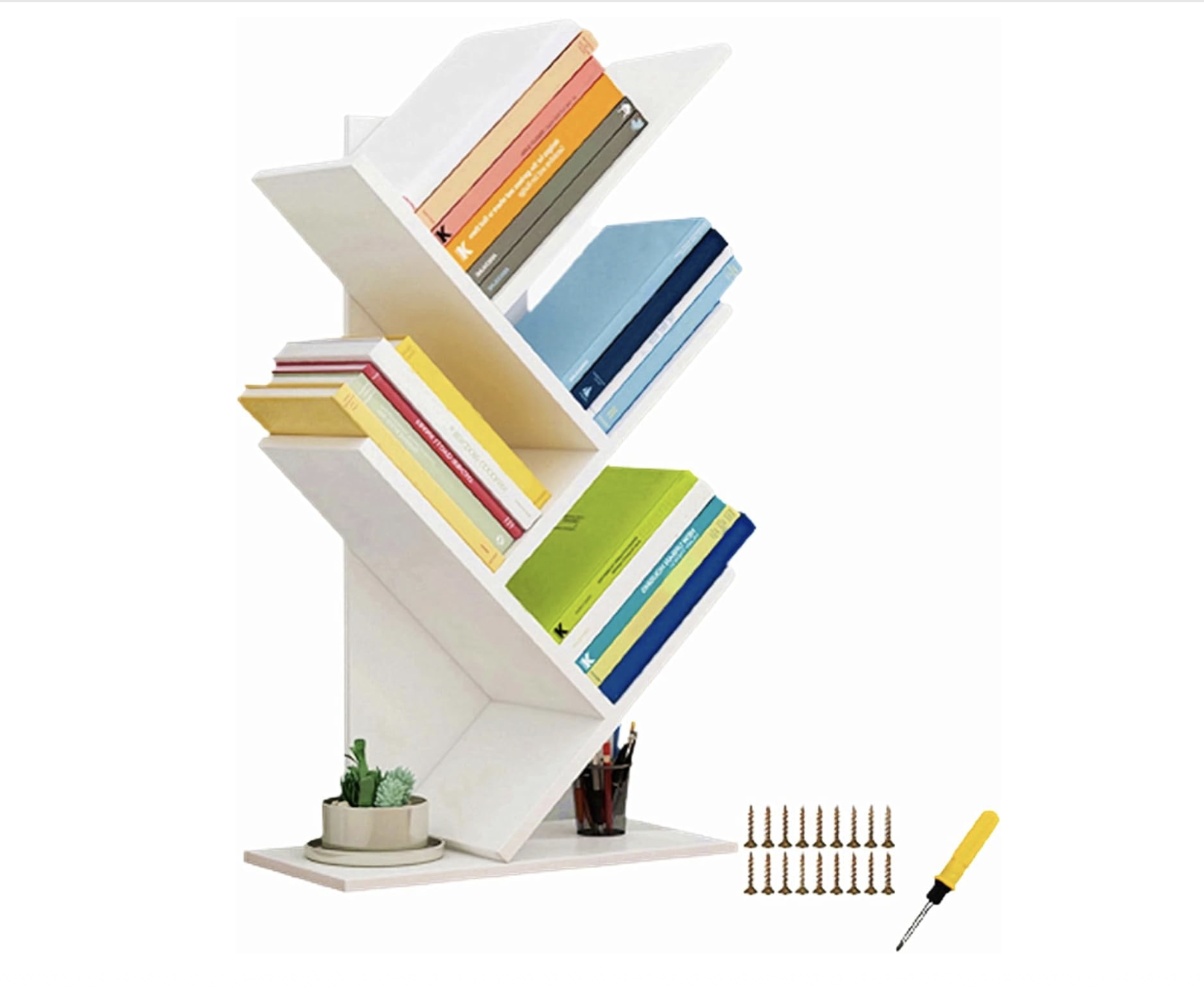 Bookrack, Book shelf, BookShelve, Tree style bookrack, Bookcase ...