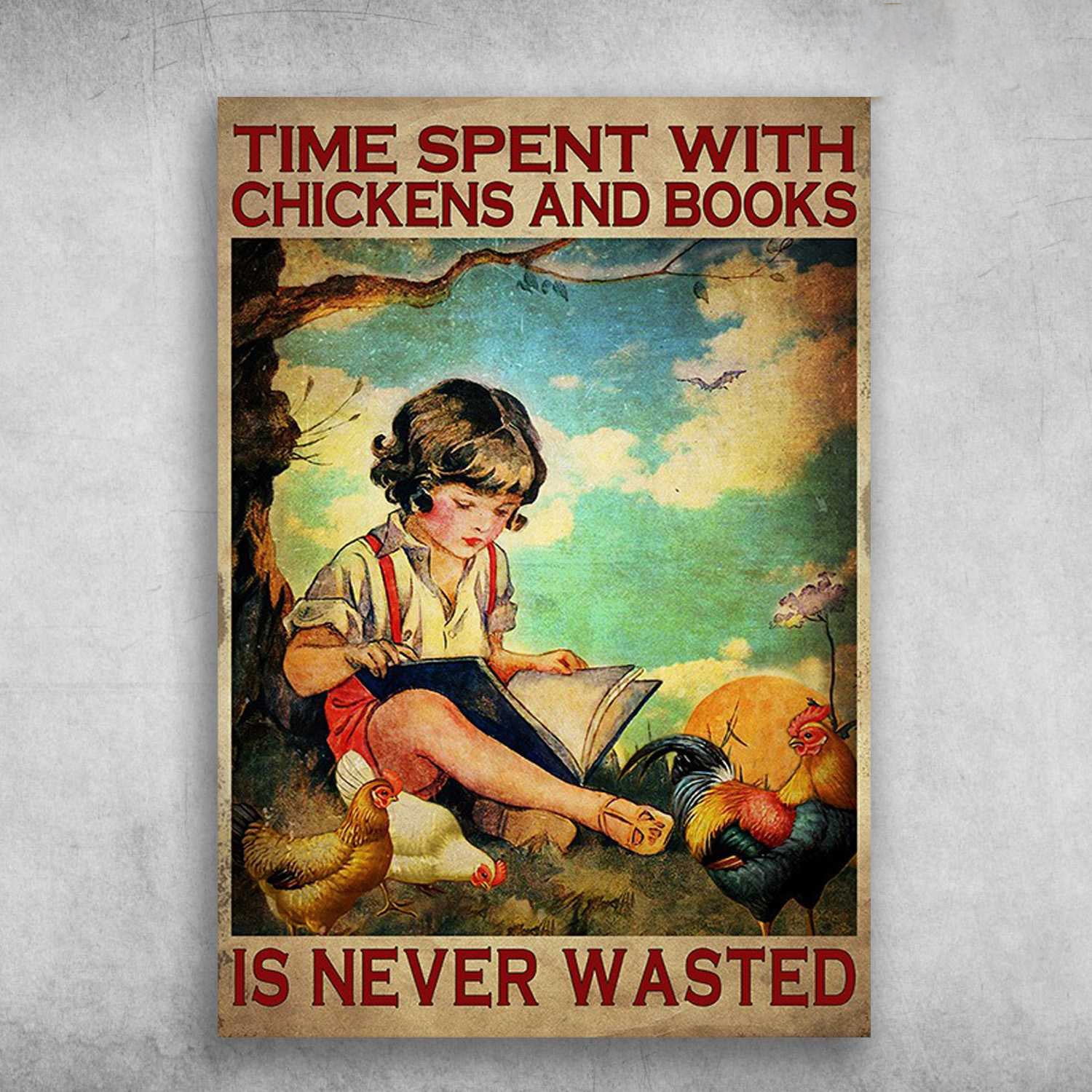 Books And Chickens - Time Spent With Chickens And Book, Is Never Wasted ...