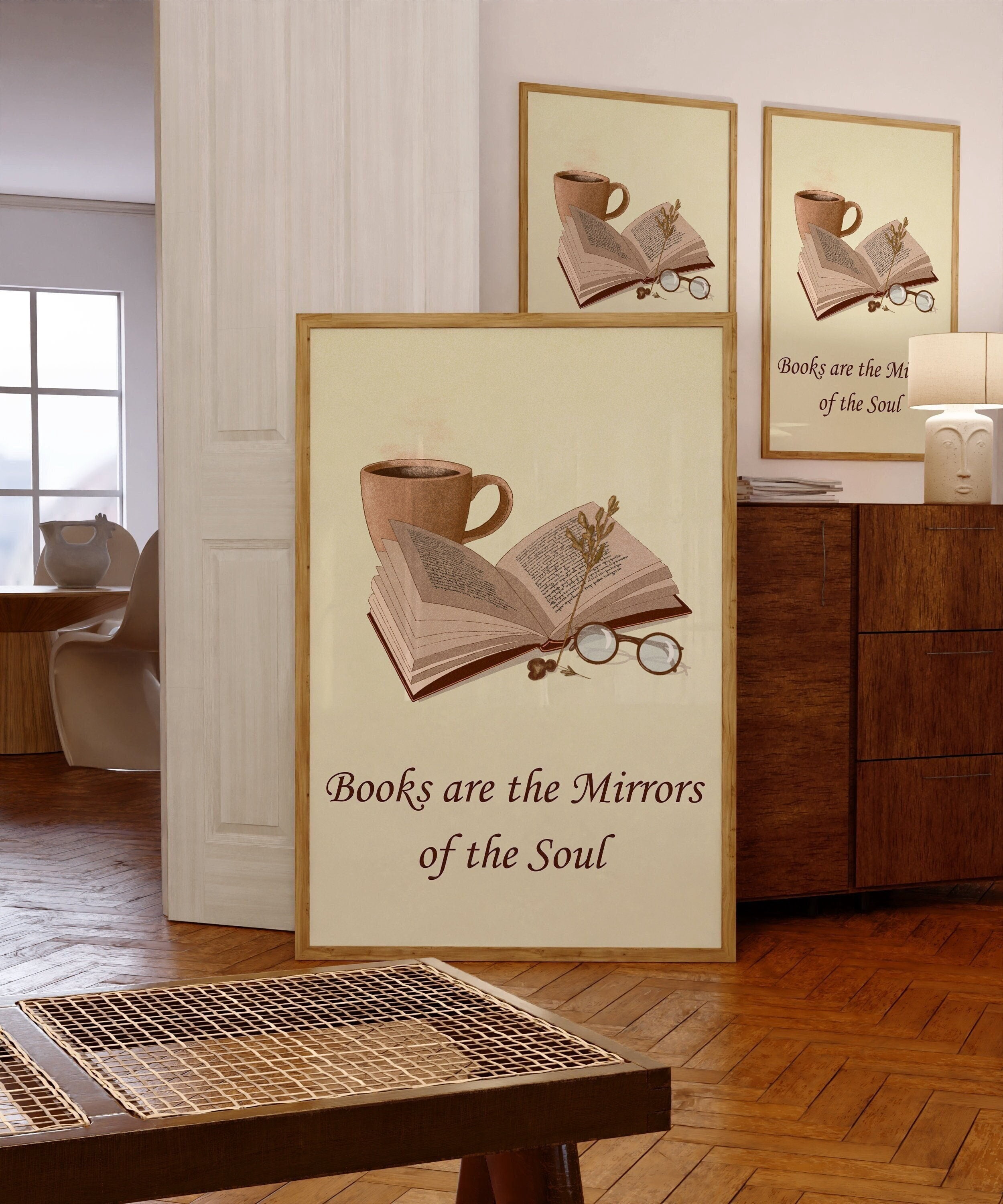 Books Are The Mirrors Of The Soul Book Print Stack Of Books Painting ...