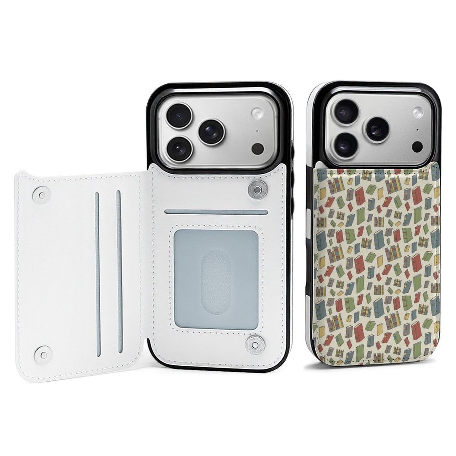 Books, Books, Books Leather Wallet Case for iPhone 11 Pro Wallet Case ...