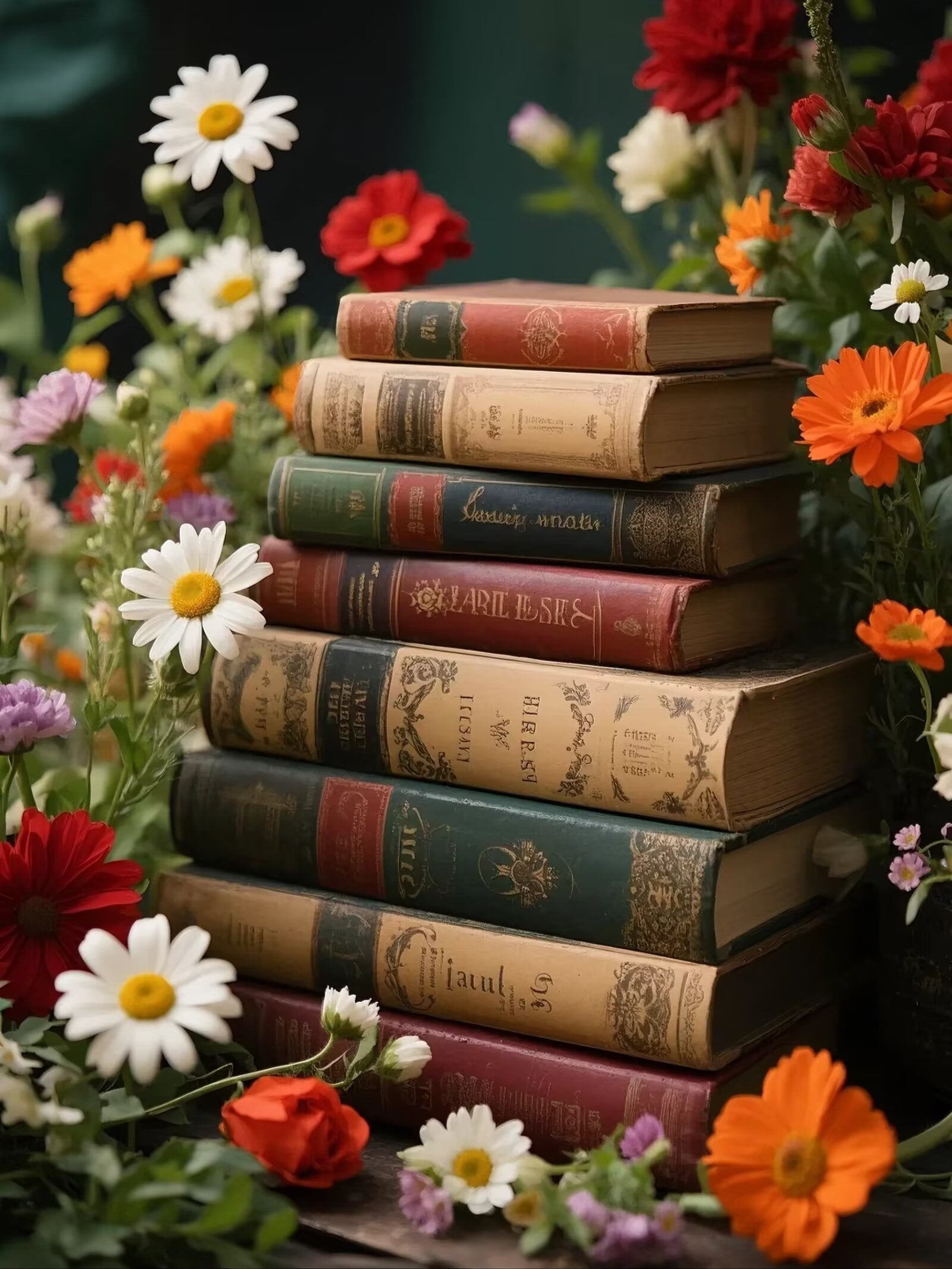Books Diamond Painting Kits For Adults Book in Flower Round Full Drill ...