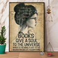 Books Give Soul To The Universe Poster Wall Art Decor Art - Walmart.com