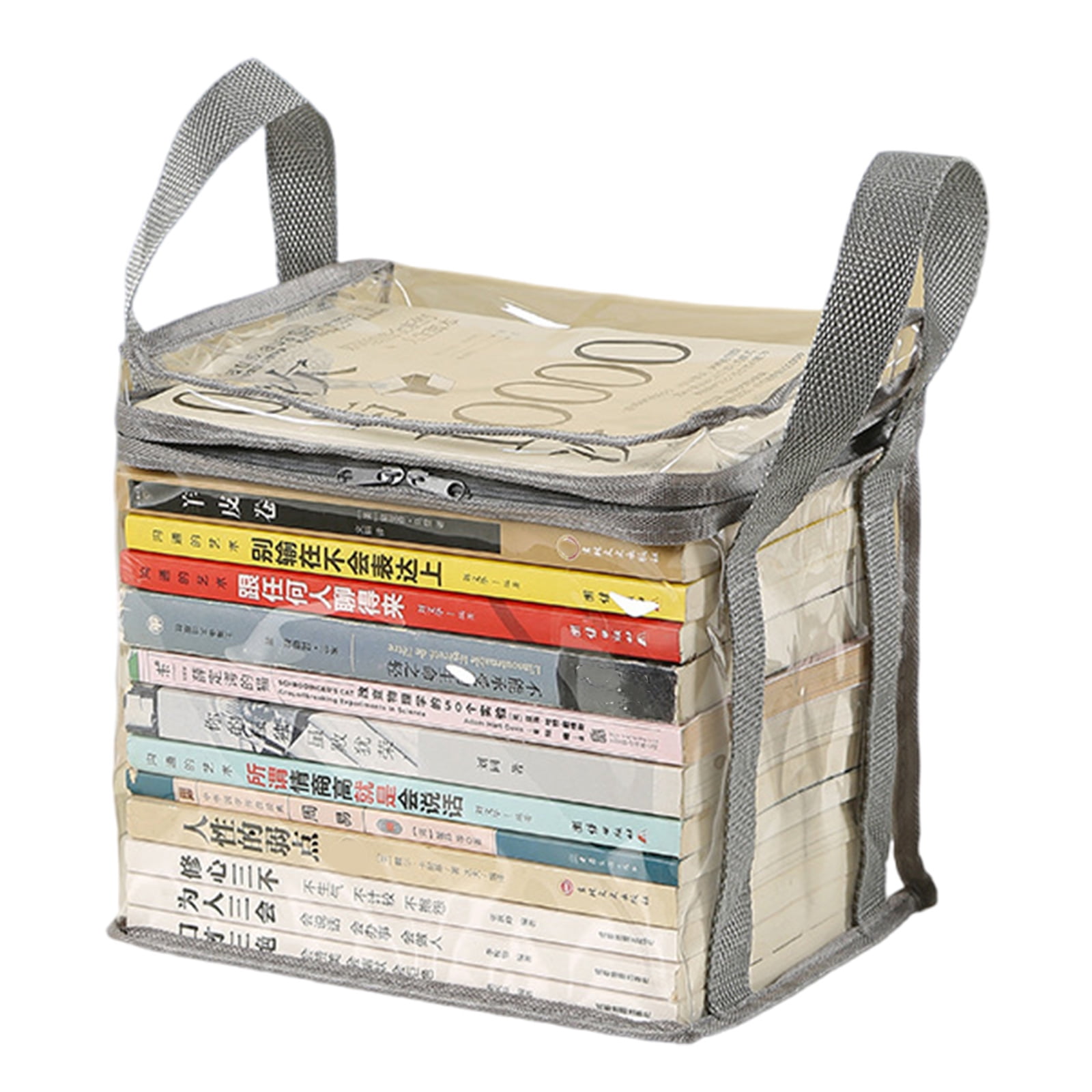 Books Organizers Waterproof Books Container Foldable Books Box Books ...