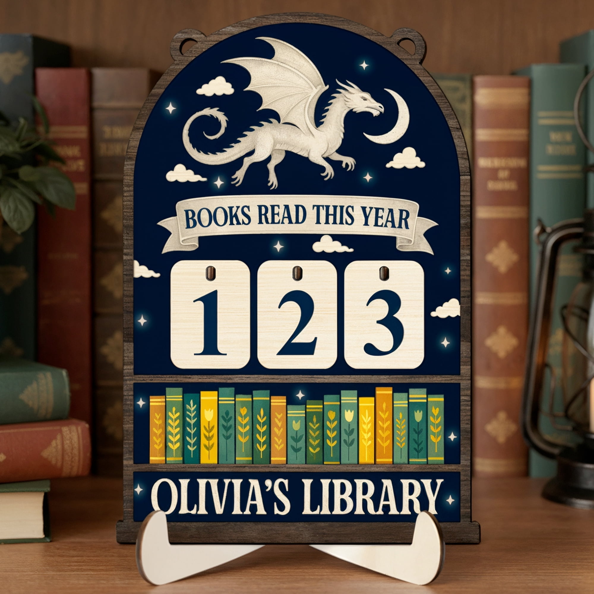 Books Read This Year Counter Board, Reading Tracker Display, Books Read ...