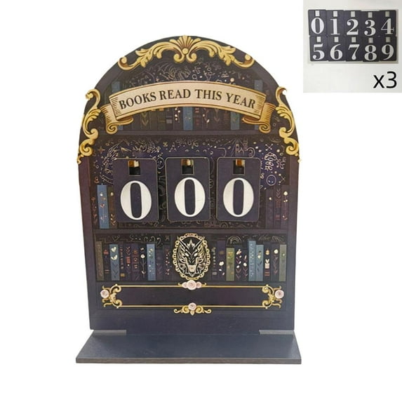 Books Read This Year Counter, Bookish Gift for Women, Readers ...