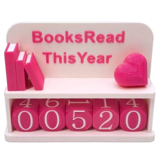 Books Read This Year Counter, Books Ive Read This Year Sign, New ...