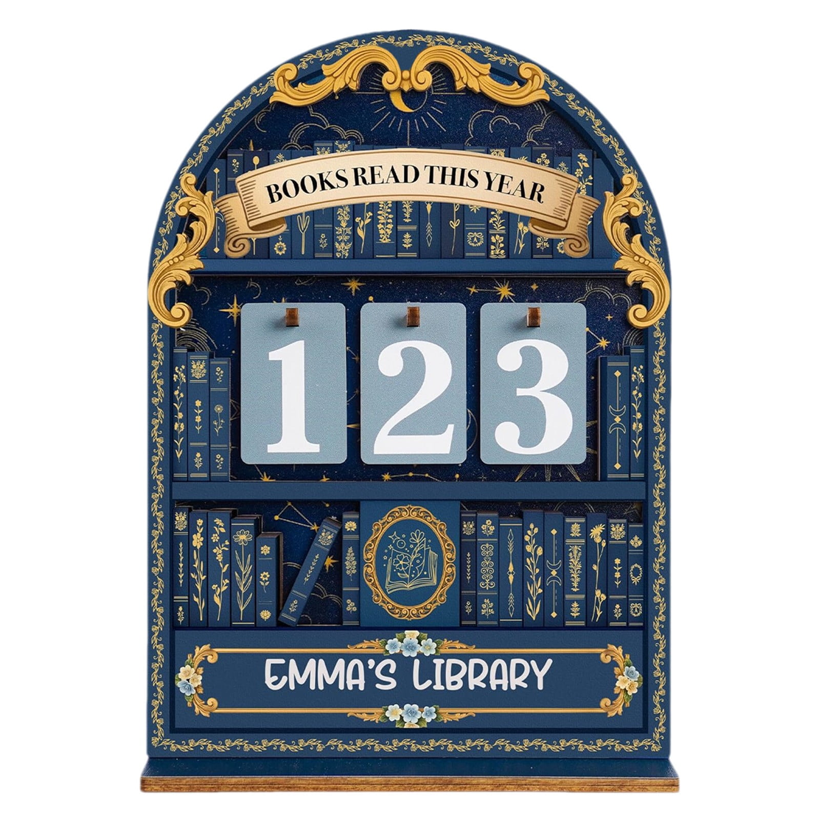 Books Read This Year Counter, Personalized Book Tracker for Women ...
