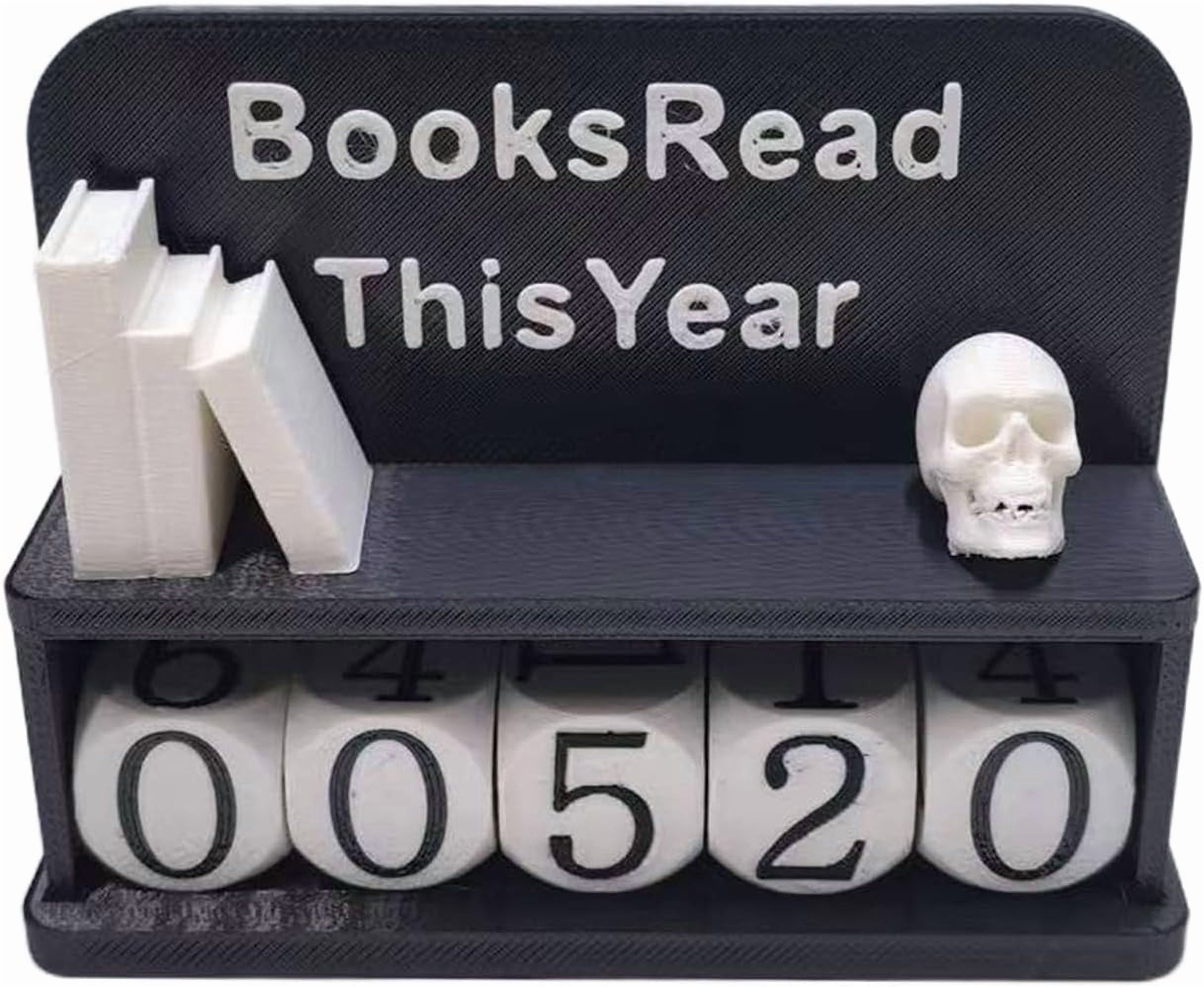 Books Read This Year Sign,3D Printed Books Read This Year Tracker ...