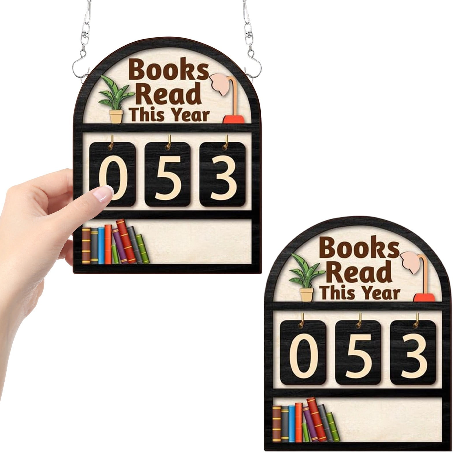 Books Read This Year Tracker Sign – Book Read Tracker for Book Lovers ...