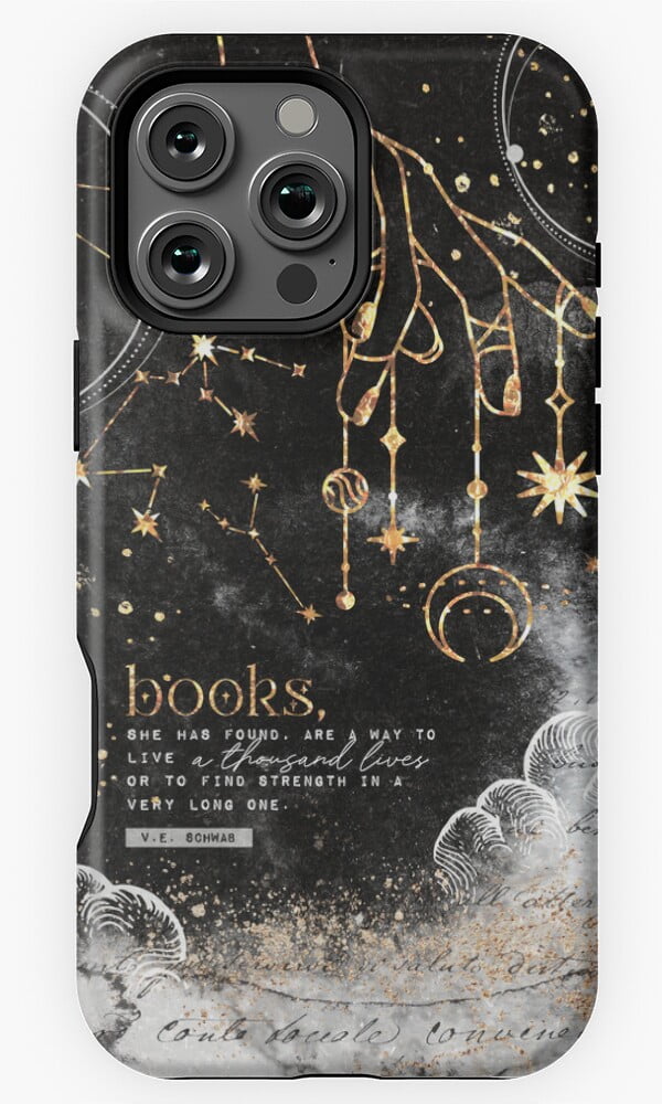 Books She Has Found Illustration Phone Case for iPhone 16 15 14 13 12 ...
