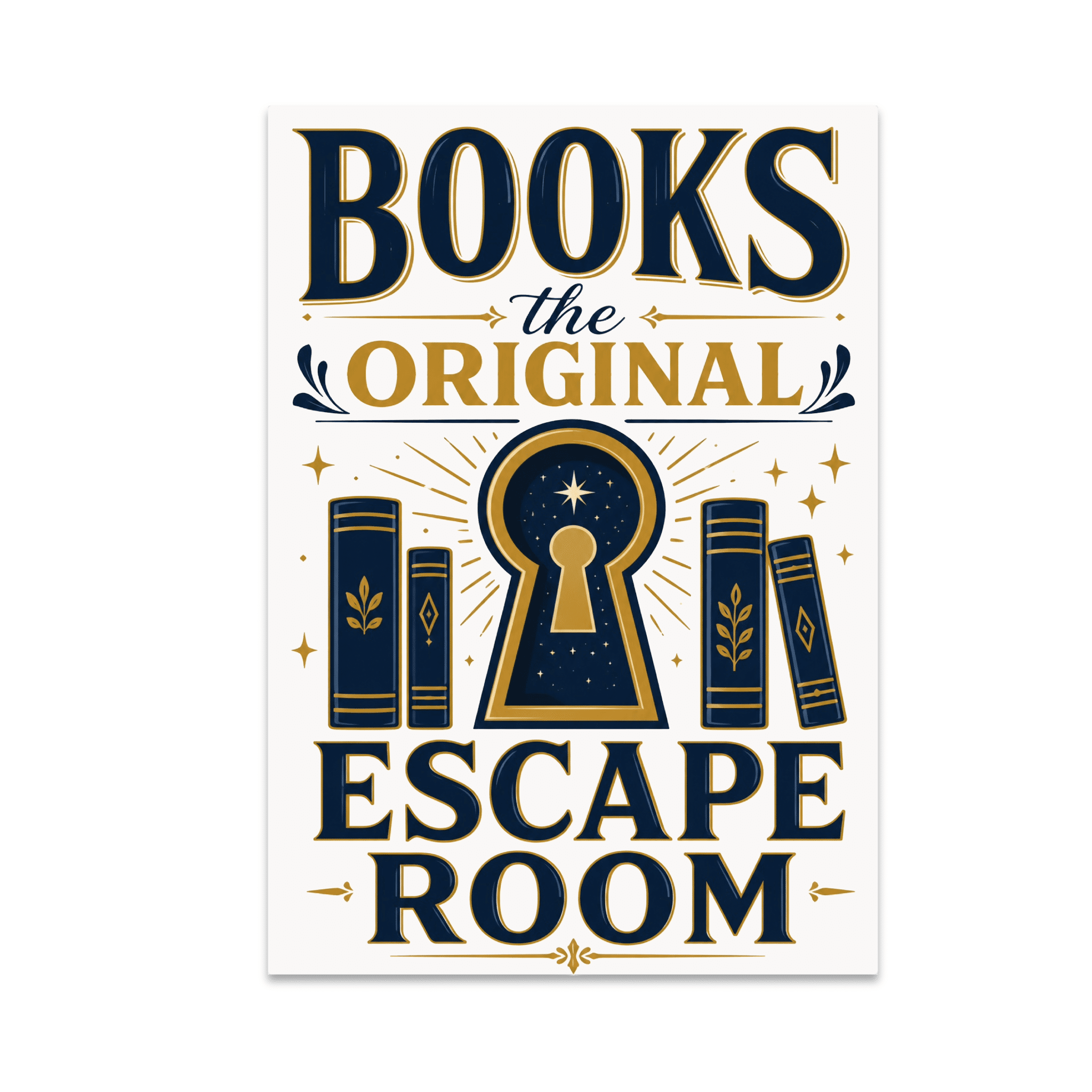 Books The Original Escape Room Decor - Book Lover - 13x19 Poster Print ...