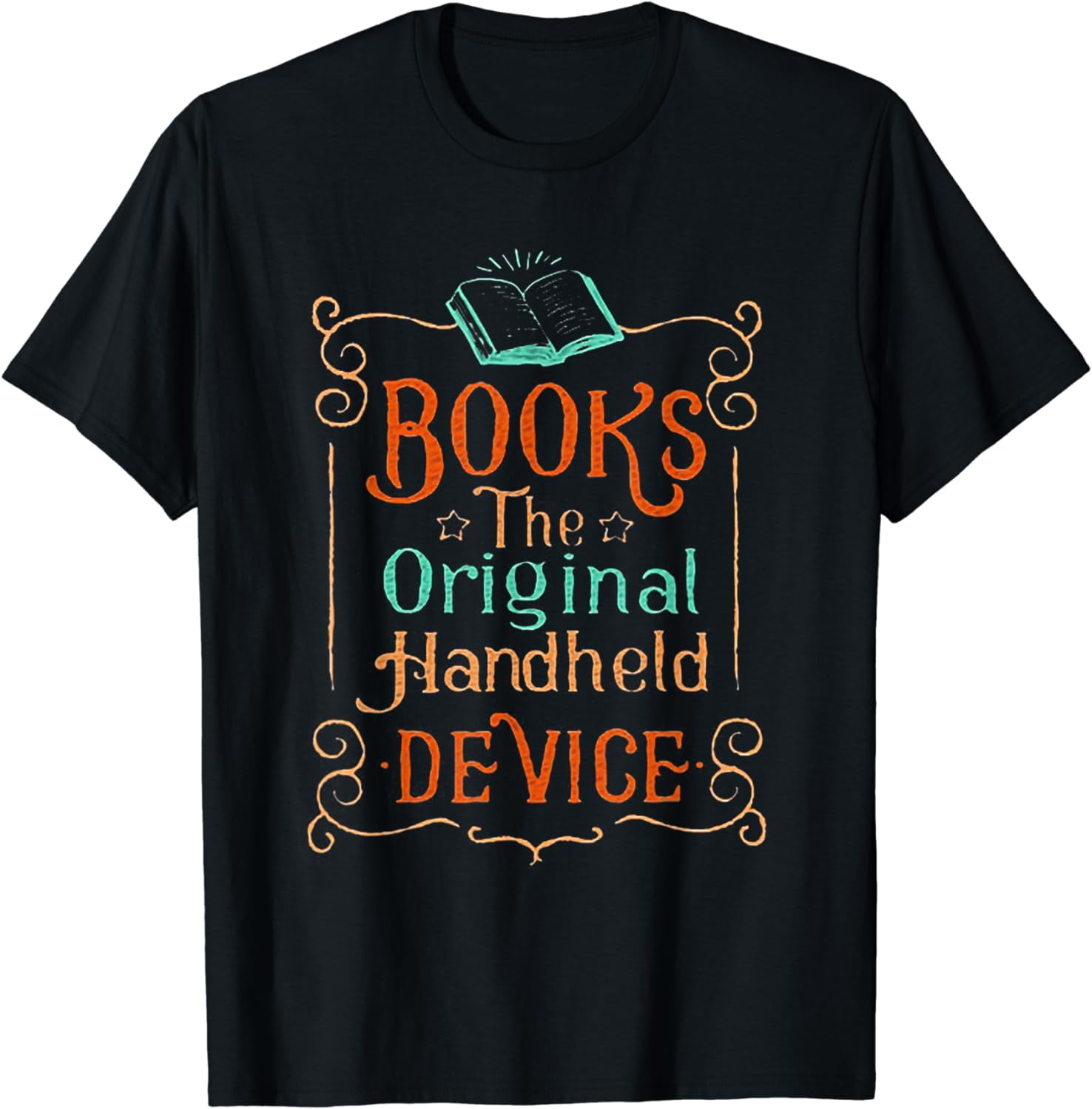 Books The Original Handheld DeviceFunny Book Lover T-Shirt - Walmart.com