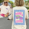 Books and Coffee Shirt Book Shirt Gift for Book Lover Bookish TShirt ...