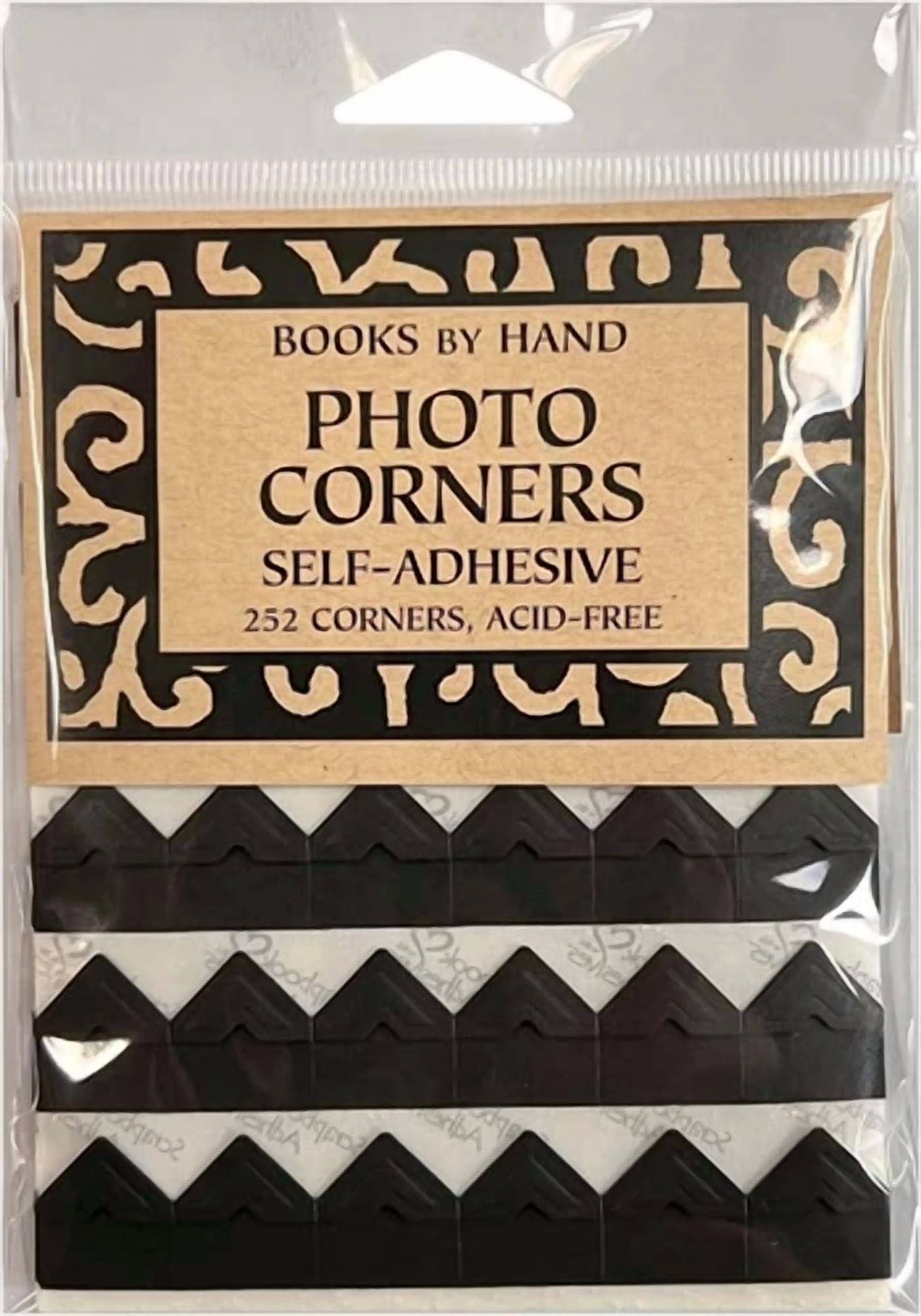 Books by Hand BBHM215PS Self-Adhesive Photo Corners, Acid-Free ...