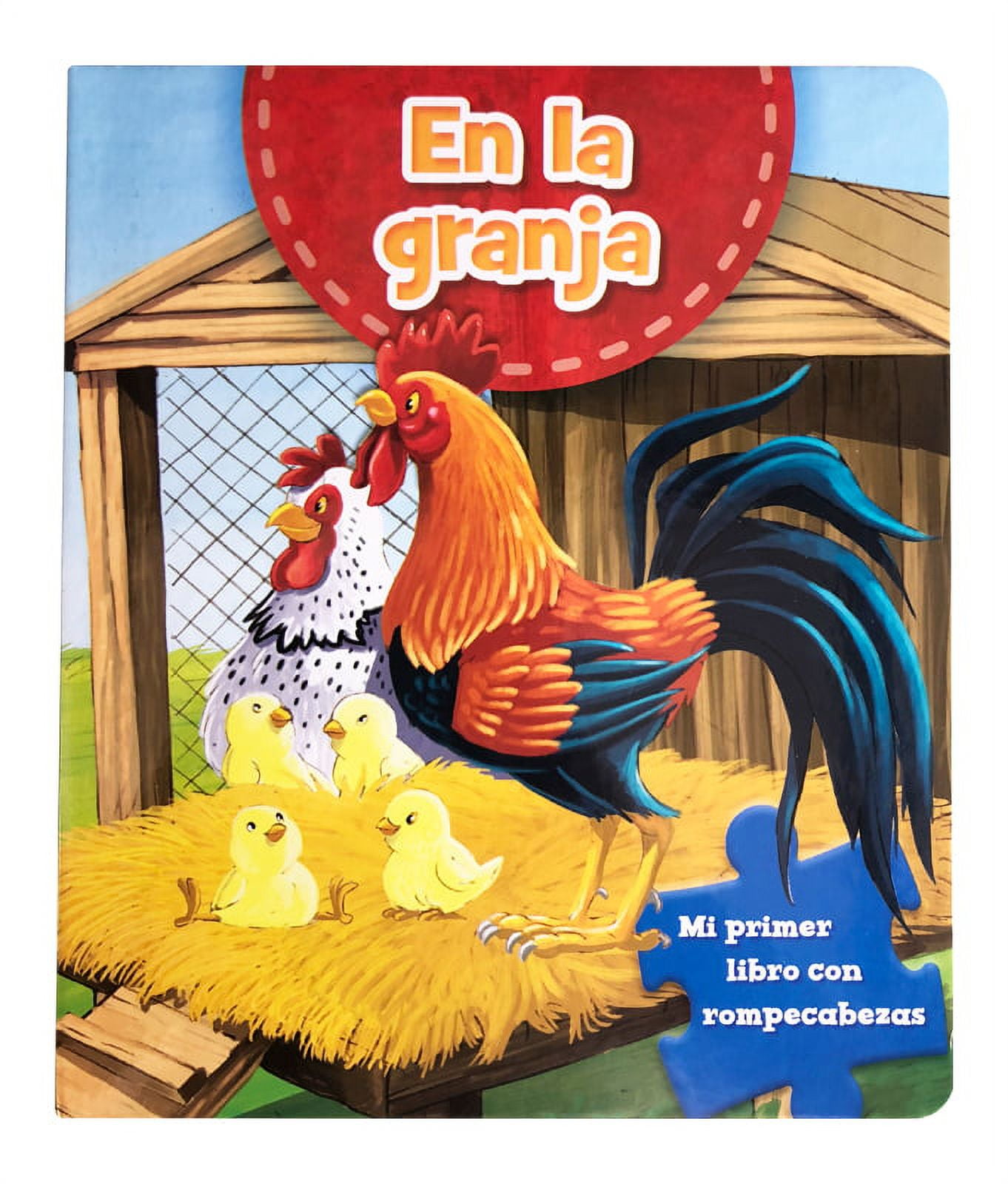 Books in Spanish My first Book with Puzzle "En la Granja" (Libros en ...